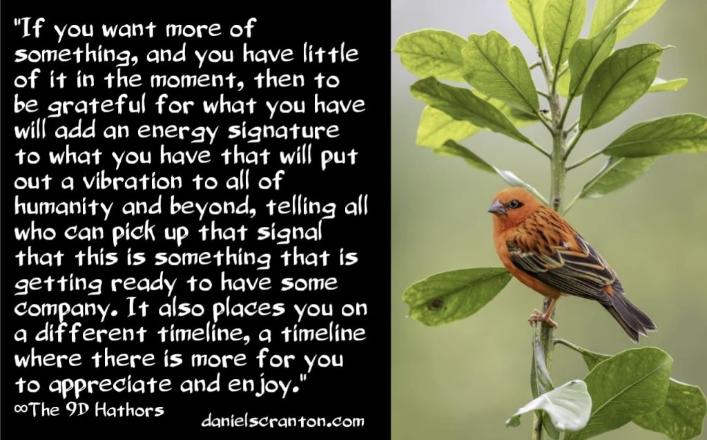 Thanks, Gratitude & Appreciation: Tools for Creation ∞The 9D Hathors ...